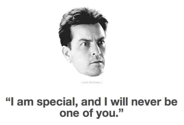 Charlie Sheen and the Island of Misfit Toys – Stark Insider