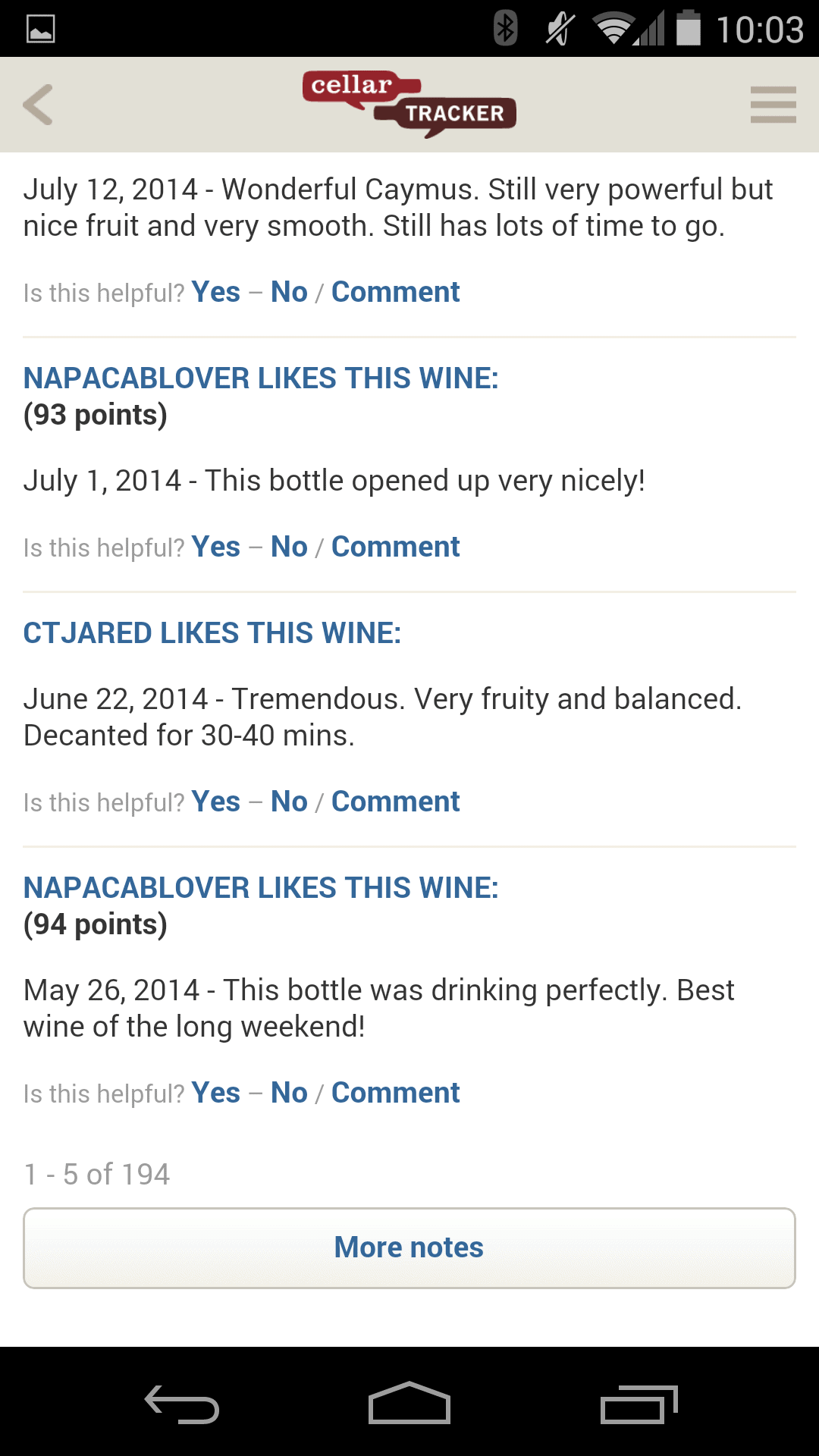 CellarTracker apps now available for iPhone, Android, Windows Phone ...